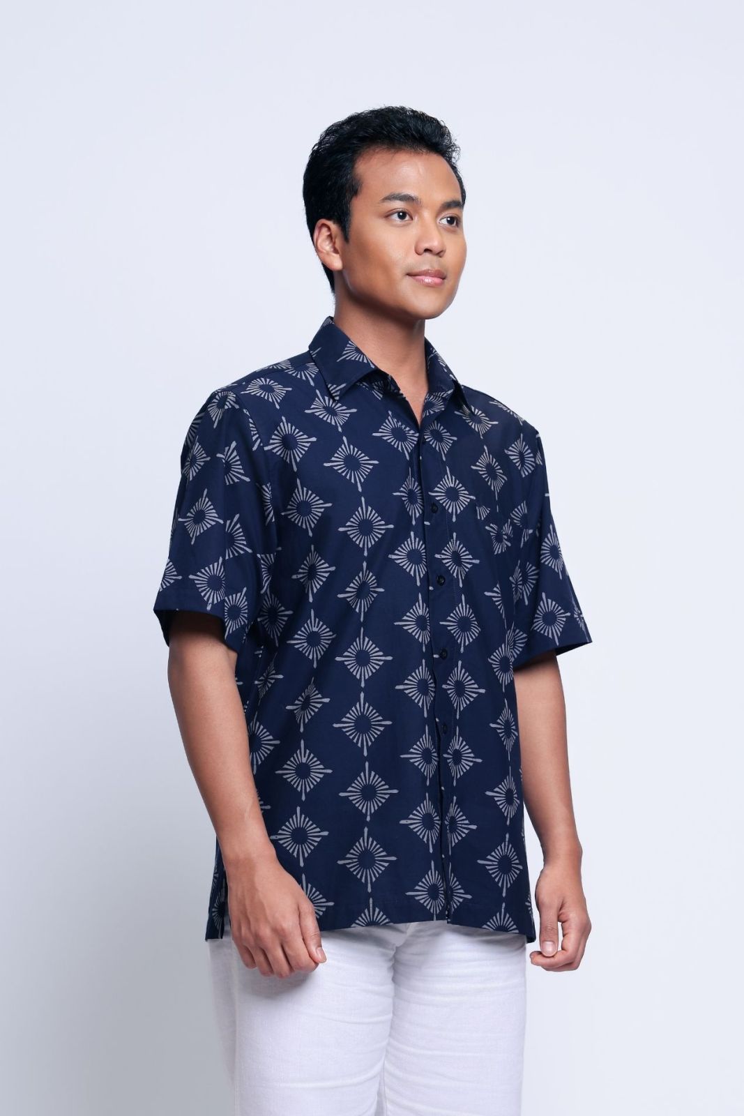 Blue Lembah Batik Shirt | Oemah Etnik