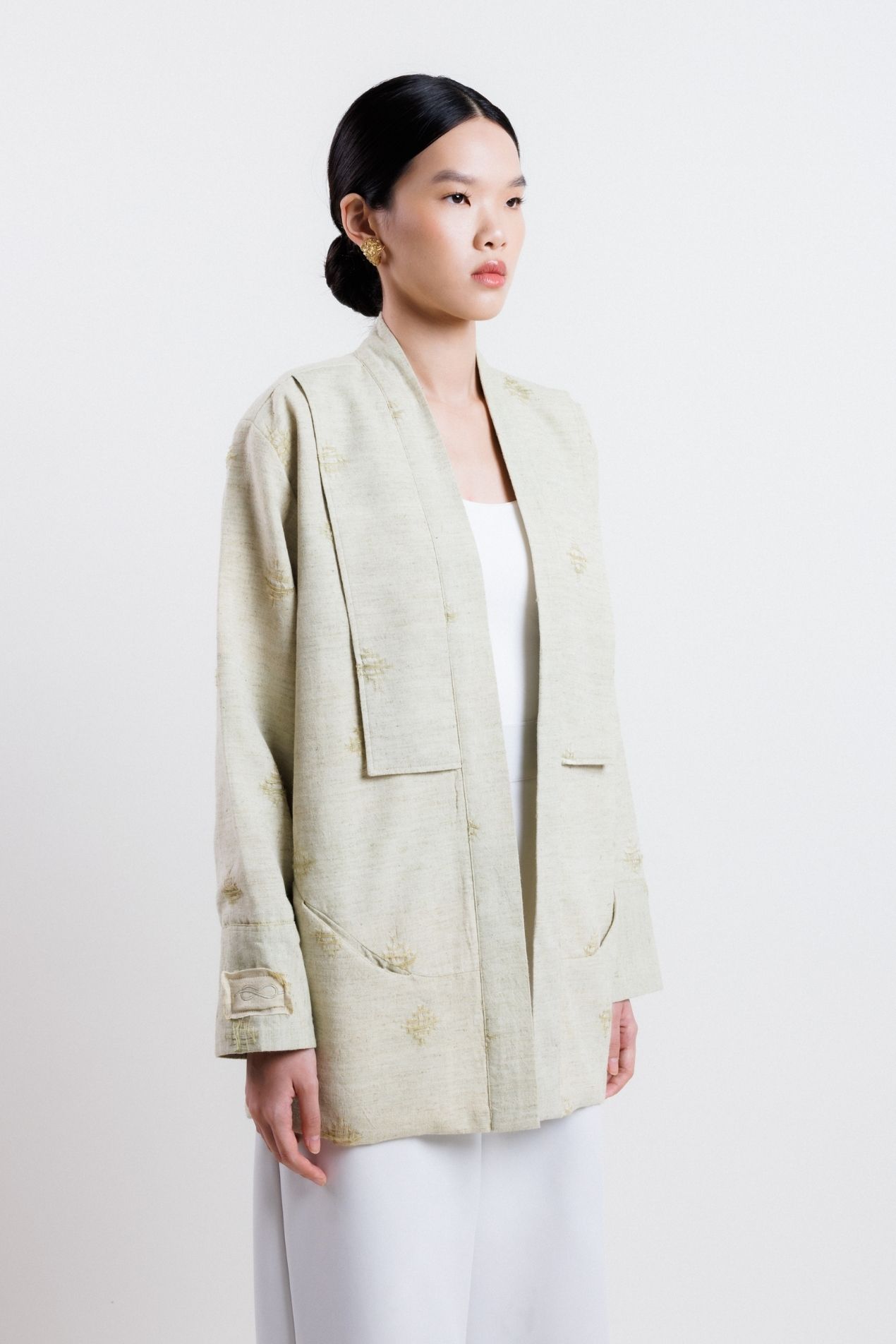 Green Siau Tenun Outer | Oemah Etnik