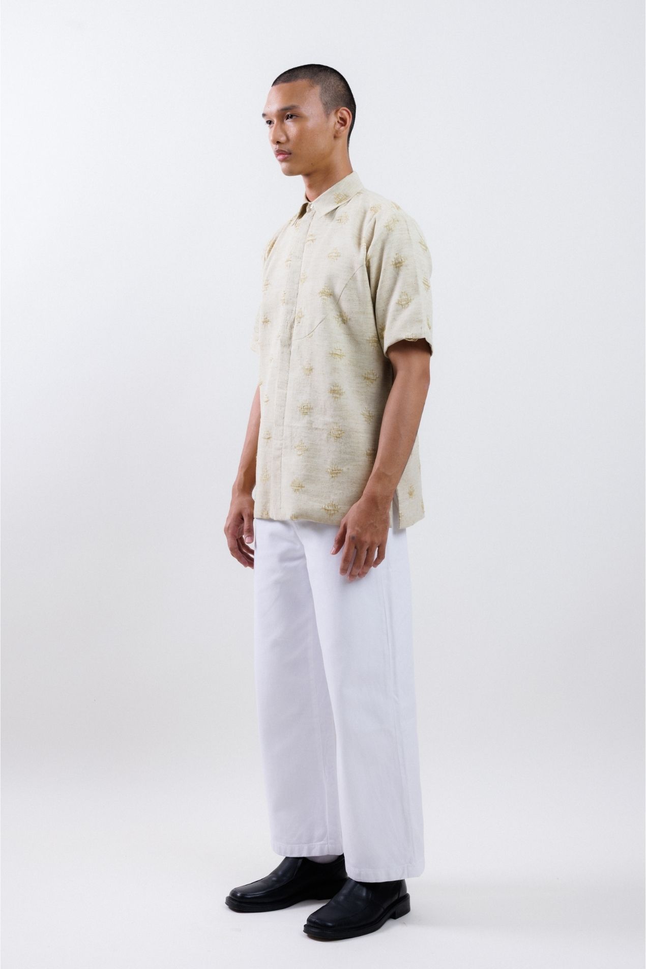 Green Asah Tenun Shirt | Oemah Etnik