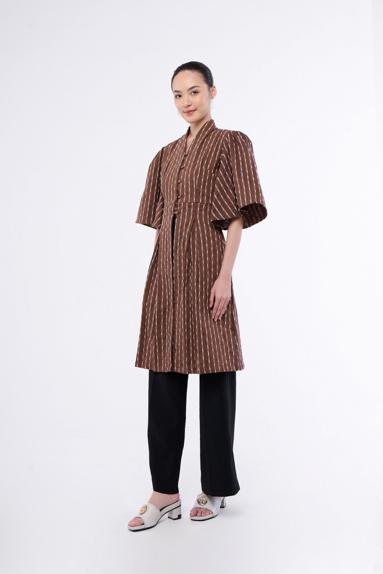 Brown Sonara Tenun Kebaya | Oemah Etnik
