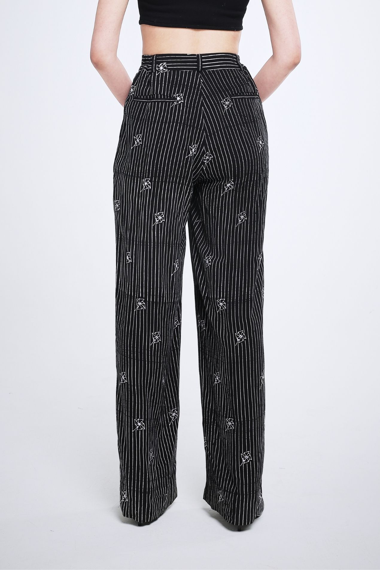 Black Sakato Batik Rayon Pants | Oemah Etnik