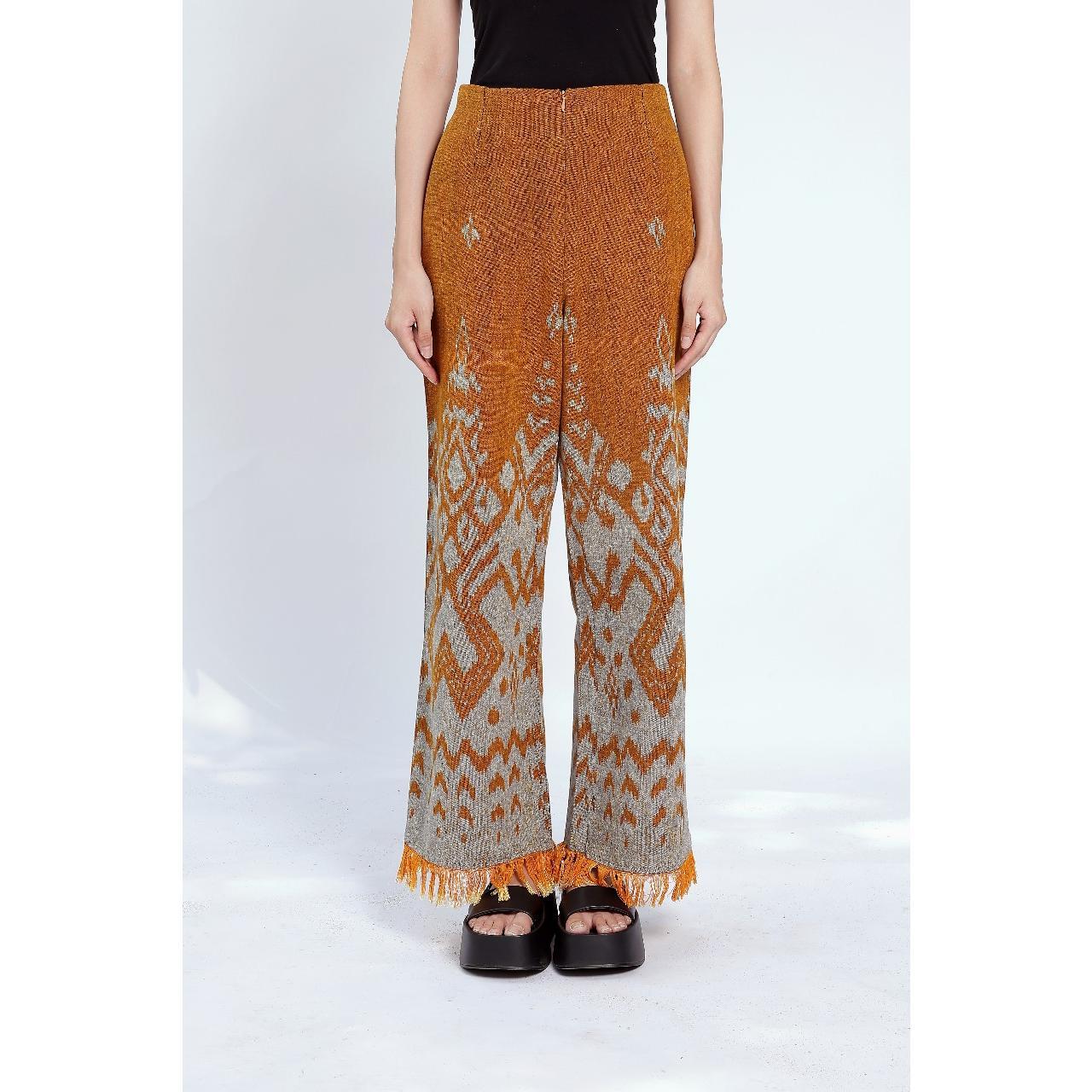 Yellow Clay Tenun Pants | Oemah Etnik