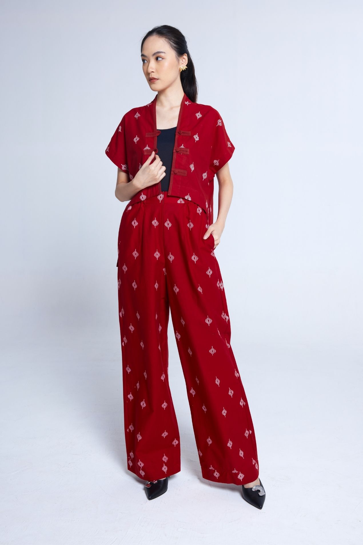 Red Yin Batik Outer | Oemah Etnik